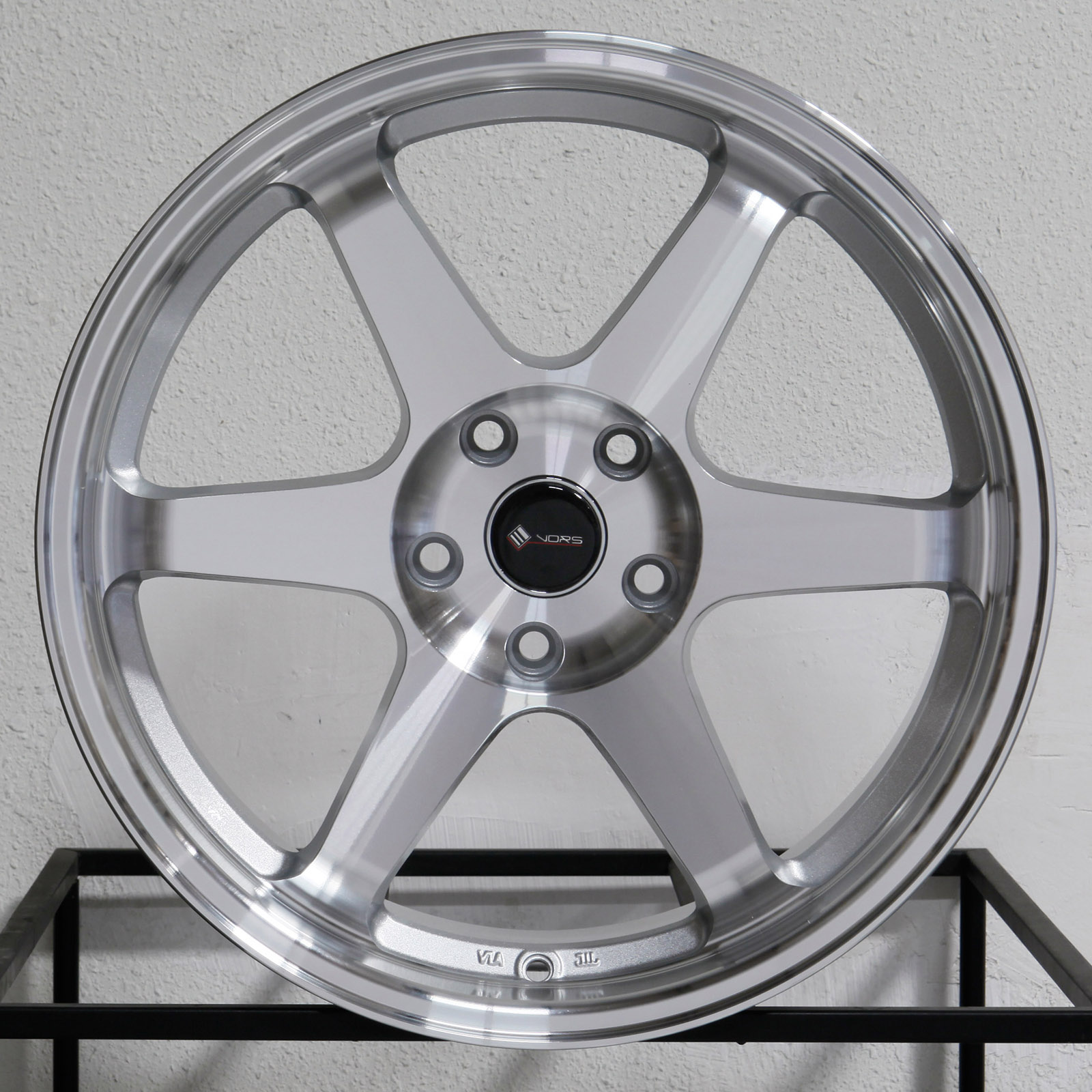 4-New 17" Vors TR37 Wheels 17x8/17x9 5x114.3 35/30 Silver Machined ...